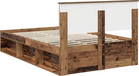 Rám postele Staré dřevo 120 x 200 cm Masivní borové dřevo 3410625