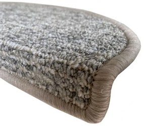 Vopi Nášlapy na schody Alassio šedobéžové půlkruh, samolepící - 24x65 půlkruh (rozměr včetně ohybu)