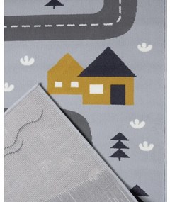 Hanse Home Collection koberce Dětský koberec Adventures 104535 Grey/mustard Rozměry koberců: 120x170