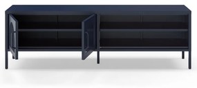 Tmavě modrý TV stolek 160x50 cm Diora – Marckeric