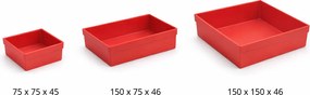 Plastové boxy, 150 x 75 x 46 mm