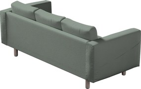 Potah na pohovku IKEA Norsborg 3-místná barva zelená látka pletený vzor