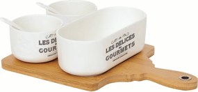 Sada 3 misek s prkénkem Les Delices des Gourmets