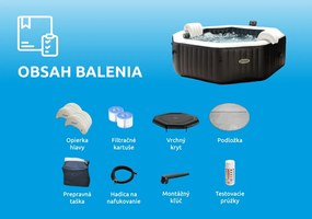 Intex 28458 PureSpa Jet & Bubble Deluxe Octagon
