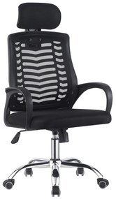 Ergonomická kancelářská židle VAREN - černá síťovina