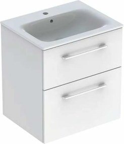 Geberit Selnova koupelnová skříňka s umyvadlem 60x50,2x65,2 cm bílá lesk 501.236.00.1