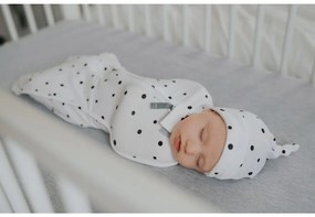 Zavinovačka Sleepee First Step Swaddle s čepičkou zdarma světle šedá