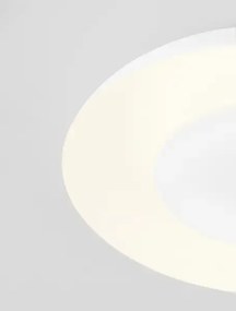LED stmívatelné bílé designové stropní svítidlo Epos