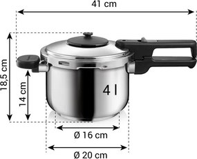 TESCOMA Tlakový hrnec GrandCHEF 4,0 l