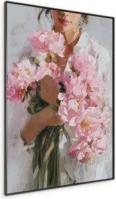 Tištěný obraz s rámem/na plátně 70x100 cm Floral Embrace – Styler