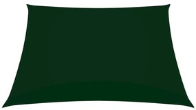 vidaXL Stínící plachta oxfordská látka čtverec 4,5x4,5 m tmavě zelená