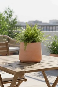 Květináč TROPICO, sklolaminát, výška 20 cm, oranžová