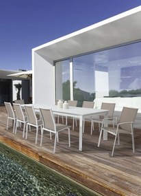 BIZZOTTO Zahradní židle CRUISE s područkami bílá 0662232