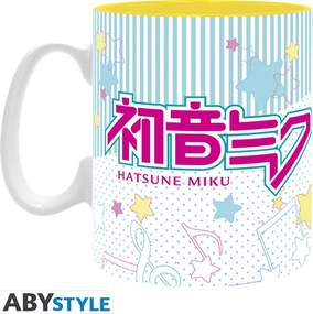 Hrnek Abysse Corp Hatsune Miku - Miku Melody 460 ml Vícebarevná