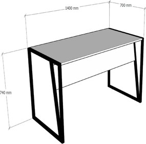 Psací stůl KEMER ořech