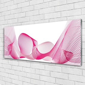 Plexisklo-obraz Abstrakce Čáry Vlny Umění 125x50 cm