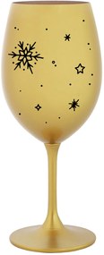ZIMĚNKA - zlatá sklenice na víno 350 ml