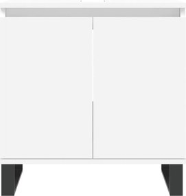 vidaXL Koupelnová skříňka 58 x 33 x 60 cm kompozitní dřevo [831588] Barva: kouřový dub