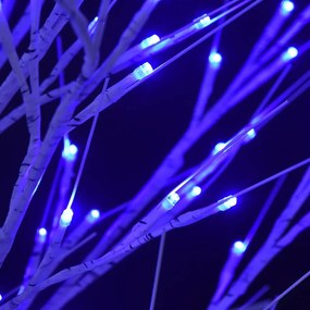 vidaXL Vánoční stromek 200 ch LED 2,2 m vrba dovnitř i ven [328686] Barva: Modrá