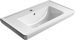 Sapho GSI Classic - Umyvadlo 90x50 cm, s 1 otvorem pro baterii, ExtraGlaze, bílá 8788111