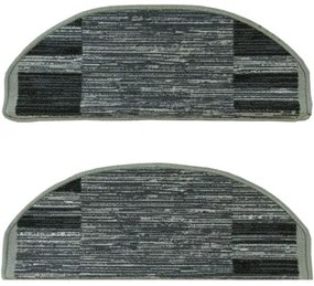 Kobercový nášlap Adagio 19 světle šedý Rozměr: 67 cm x 24 cm + 3 cm (zahnutí)