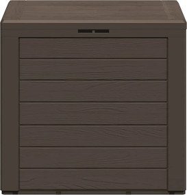 Zahradní úložný box hnědý 58,5 x 46 x 55 cm polypropylen 152194