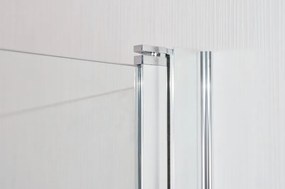 Arttec CHROME CLEAR 120 - 121,5 x 140 cm PAN01039 vanová zástěna