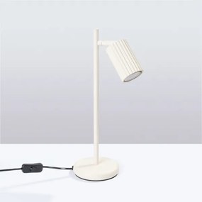 Sollux SL.1605 - Stolní lampa KARBON 1xGU10/10W/230V krémová