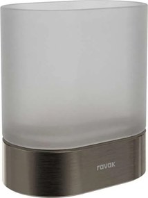Ravak Chrome II - Držák kartáčků a pasty na postavení CR II 211.20GB, kartáčovaný grafit X07P1603