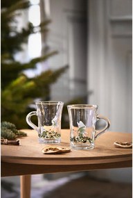 Skleněné hrnky v sadě 2 ks s vánočním motivem 230 ml Christmas – Holmegaard