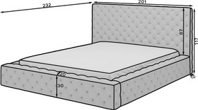 Postel Princce 160x200
