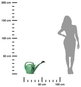 Konev na zalévání Brillia, 10 l, zelená