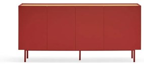Tmavě červená komoda Teulat Arista, šířka 165 cm