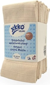 Kikko Dětské pleny z biobavlny Organic 60 x 60 cm Staré časy 10 ks natural Xkko
