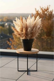 Květináč LEVANTA, plast, výška 27 cm, antracit
