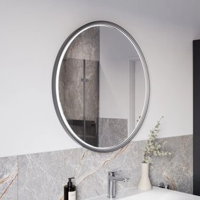 LED koupelnové zrcadlo BELDIVO kulaté - 80 cm