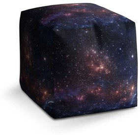 Sablio Taburet Cube Noční obloha: 40x40x40 cm