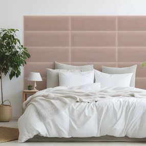 Sametový čalouněný panel - Obdélník - 80x20cm Farba: Pudrovorůžová