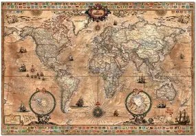 EDUCA Puzzle Antická mapa světa / 1000 dílků / od 12 let