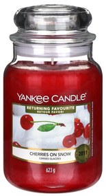 Yankee Candle Vonná Svíčka Cherries On Snow classic velký, 623 g