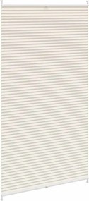 Plisovaná roleta 100 x 200 cm krémová 240644