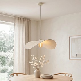 Moderní závěsná lampa béžová 65 cm - Hat