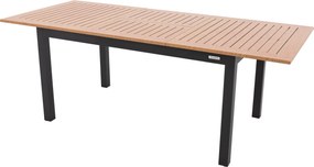 Doppler EXPERT WOOD antracit - rozkládací hliníkový stůl 150/210x90x75 cm