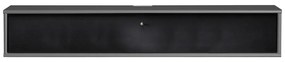 Černo-antracitový TV stolek 133x22 cm Mistral – Hammel Furniture