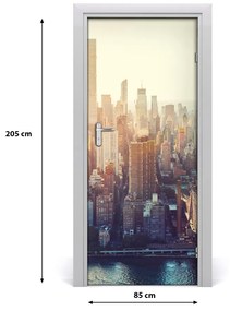 Fototapeta samolepící dveře Nový York 85x205 cm