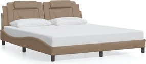 Rám postele Viana bez matrace cappuccino 180x200 cm umělá kůže 3208114
