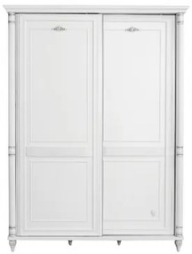 Šatní skříň s posuvnými dveřmi Carmen-bílá