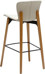 Krémová barová židle (výška sedáku 77,5 cm) Paragon – DAN-FORM Denmark