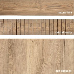 Natural - zrcadlo N10 - dub ribbeck