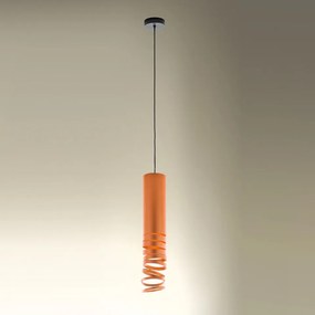 Artemide DOI4600A03 Decomposé Light, oranžové závěsné svítidlo, 1x8W E27, výška 60cm